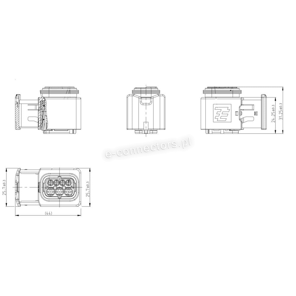 Wtyczka 1-1418480-1 e-connectors