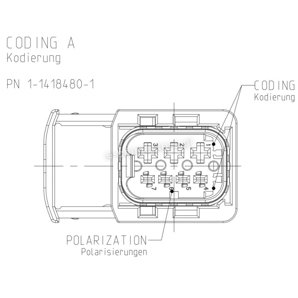 Wtyczka 1-1418480-1 e-connectors