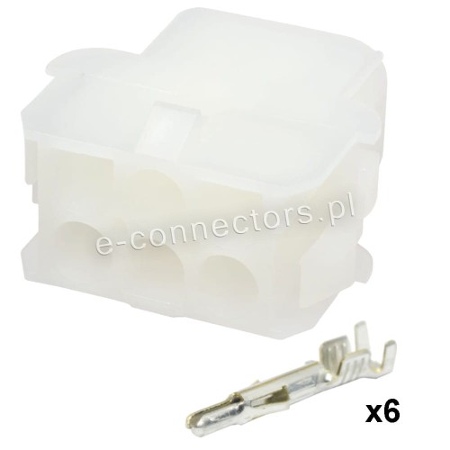 Gniazdo typu MLX 6-pin e-connectors